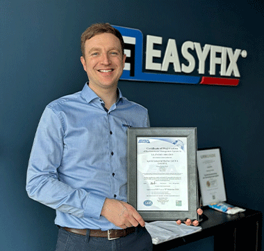 EASYFIX achieves ISO 14001 Certification - Easyfix Ireland - Easyfix